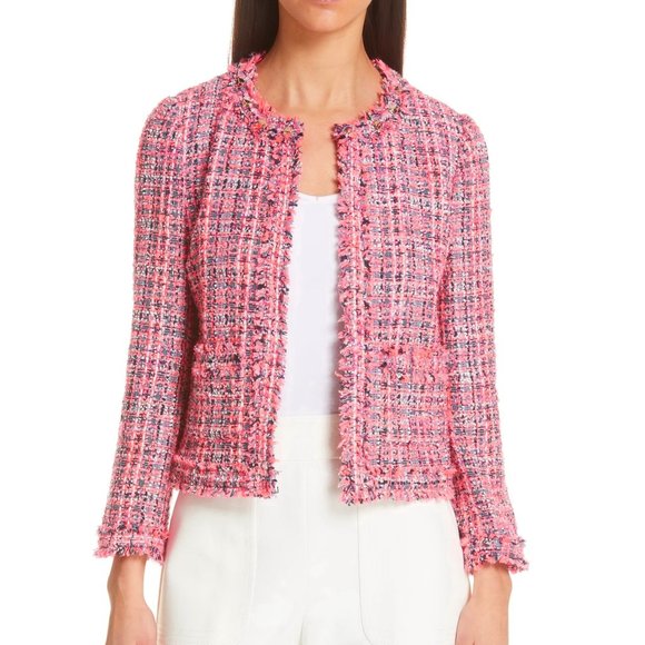 kate spade | Jackets & Coats | Nwt Kate Spade Stud Trim Tweed Jacket ...